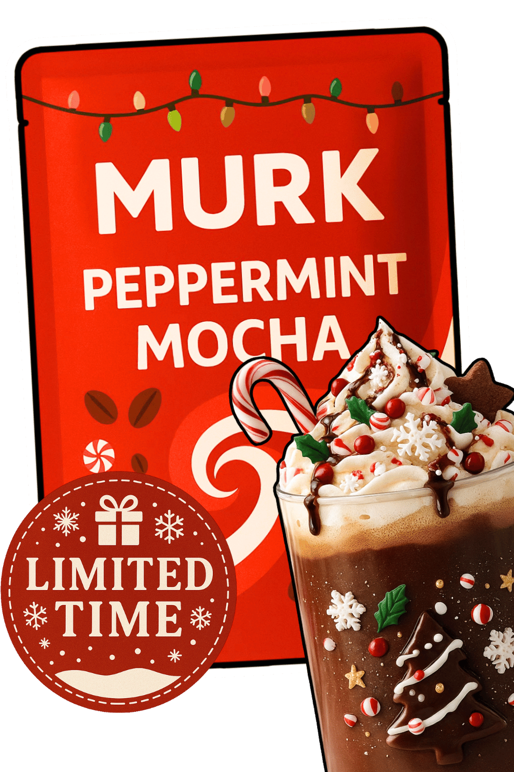 MURK Organic Mushroom Coffee 1 Pack | Boost Energy & Focus Naturally – Murk